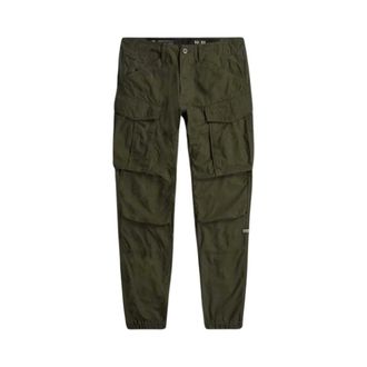 G-Star Homme, Pantalons, Vert, Taille: W32 Cargo 3D Regular Tapered Cuffed Pants