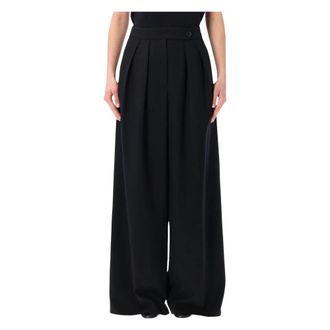 Dries Van Noten Weite Faltenhose - - Trousers - Damen - Schwarzk - M