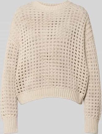 Juvia Relaxed Fit Pullover mit Lochmuster