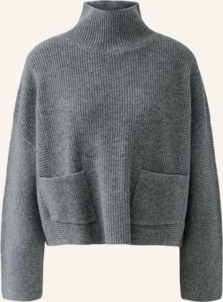 Oui Pullover grau