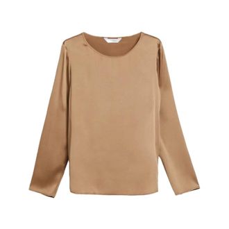 Max Mara Damen, Blusen & Hemden, Braun, SGröße