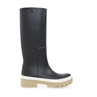 Tory Burch Bottes de pluie Wellington hautes Hurricane - Femme - Chaussures - Noir - Taille: 39 1/2 EU