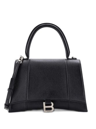 Balenciaga Hourglass Top Handle Bag Leather Medium satchel - Noir