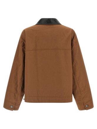 Max Mara Womens Brown Cotton Full-Length Jacket Clothing