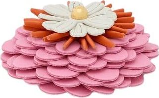 Loewe Broche fleur en cuir de veau