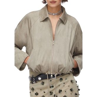 Liu Jo Femme, Vestes, Gris, Taille: 38 FR Wa6168 Suede Jacket