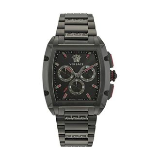 Versace Homme, Accessoires, Noir, Taille: ONE Size Montre Chronographe Dominus