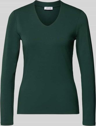 More & More Longsleeve mit V-Ausschnitt