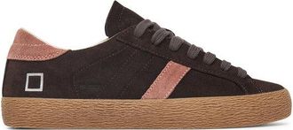 D.A.T.E. Sneakers Hill Low W451-HL-SD Braun