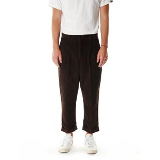 Ami Oversized Corduroy Carrot Fit Hose - - Trousers - Herren - Braun - XL