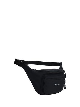 Balenciaga Mens Explorer Fanny Pack Black Polyester; Polyamide Clutches Bag