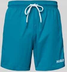 HUGO BOSS Badeshorts mit Label-Print Modell HAITI