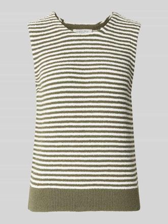 Christian Berg Frise Yarn Frottee Ringel-Top