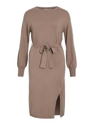 Vila Viricky L/S Belted Knit Dress/Ka