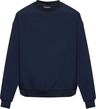 Emporio Armani sweat à col rond - Bleu