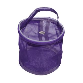 Generic Tragbare Garn-Aufbewahrungstasche, hohles Netz, Strickwolle, Taschen, H&auml;keln, Handtasche, Organizer, Webwerkzeuge, N&auml;hzubeh&ouml;r(Purple,S)