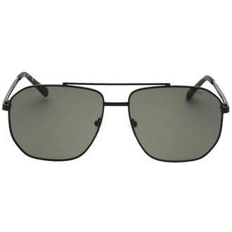 Guess grüne Linse matte schwarze Sonnenbrille