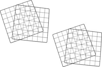 Pretyzoom 2 Sätze Regal Stecktafel Wandorganisator Garagen Organizer Halter Organizer Und Aufbewahrungsgitter Drahtwand Fotowandpaneel Dokumenten Organizer 2 St