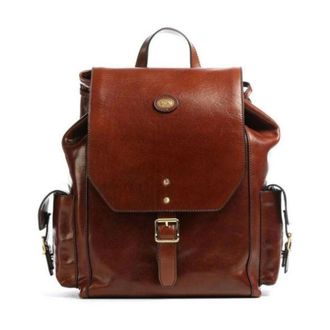 The Bridge Femme, Sacs, Brun, Taille: ONE Size Sac à dos en cuir marron Unisexe