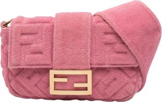 Fendi Sac pr&eacute;-appartenance en tissu &eacute;ponge - Femme - Pre-owned - Rose - Taille: ONE Size