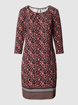 Montego Knielanges Kleid mit Allover-Muster