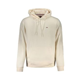 Tommy Hilfiger Stylischer Baumwoll-Hoodie mit Applikationsdetails - - Sweatshirts & Hoodies - Herren - Beige - 2XL