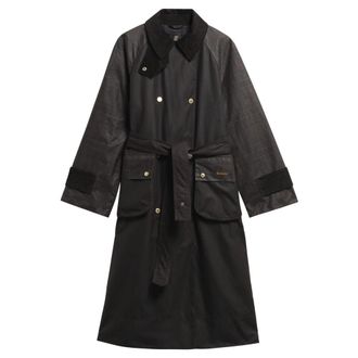 Barbour Elva Wachs Trenchcoat - - Coats - Damen - Braun - L