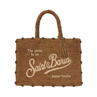 MC2 Saint Barth Vanity Raffia Tasche - - Bags - Damen - Braun - ONE SIZE