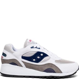 Saucony Unisex Shadow 6000 ESS U Sneaker, White/Grey/Navy, 37 EU
