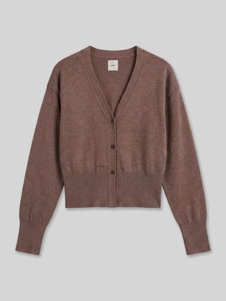 Calvin Klein Regular Fit Strickjacke aus Viskose-Mix