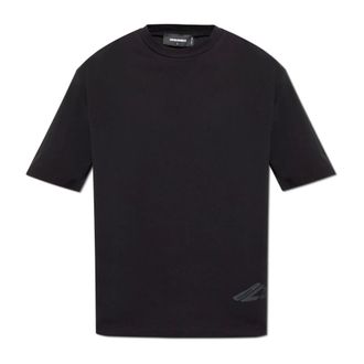 Dsquared2 Homme, Tops, Noir, Taille: XS T-shirt avec Logo Imprimé