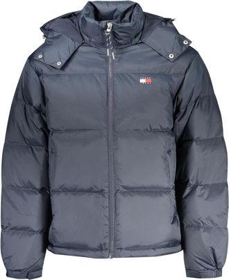 Tommy Hilfiger Homme, Vestes, Bleu, Taille: M Veste &agrave; manches longues avec capuche amovible