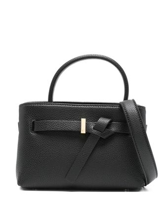 Emporio Armani mini sac cabas à détail noué - Noir