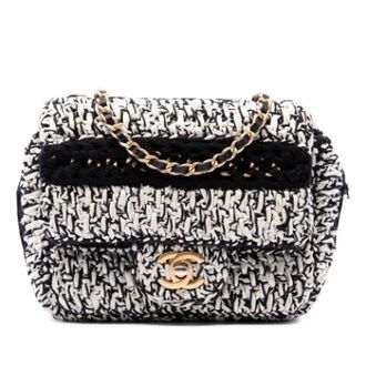 Chanel Pre-owned Raffia Umh&auml;ngetasche - - Pre-owned - Damen - Wei&szlig; - ONE SIZE