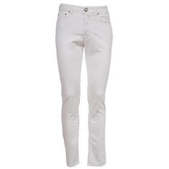 Jacob Cohen Cordhose Slim Fit Bard Modell - - Trousers - Herren - Wei&szlig; - W34