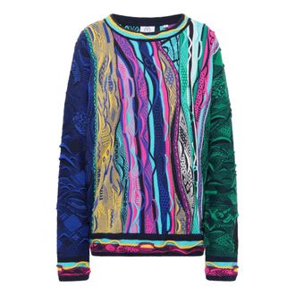 Carlo Colucci Gem&uuml;tlicher Oversize Strickpullover - - Knitwear - Damen - Mehrfarbig - M