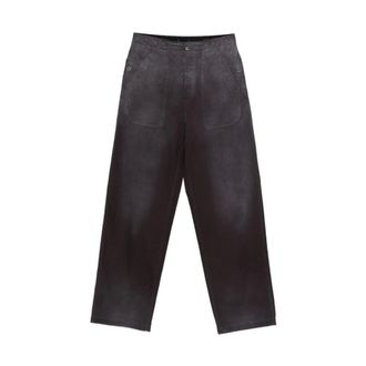 Maison Margiela Homme, Pantalons, Noir, Taille: W30 Wide Pantalons