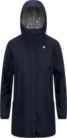 K-Way Femme, Vestes, Bleu, Taille: 42 FR Sophie Stretch Dot Parka