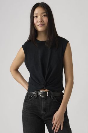 Levi's T Shirt &Agrave; Naud Jemma - Femme - Noir / Anthracite Night - XS