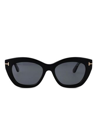 Tom Ford Eyewear Linda-02 Cat-Eye-Sonnenbrille - Schwarz