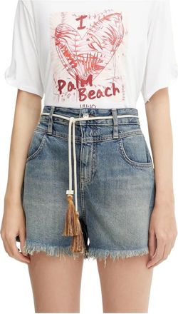 Liu Jo Damen, Shorts, Blau, W27Gr&ouml;&szlig;e