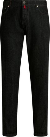 Kiton Homme, Jeans, Noir, Taille: W35 Pantalon en coton stretch
