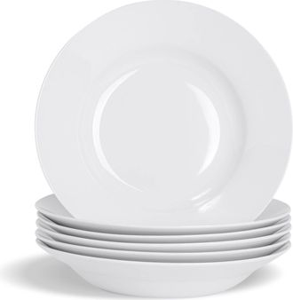 Argon Tableware Klassische Suppenschalen - 23cm - Pack Von 12 - Wei&szlig;