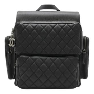 Chanel Pre-owned Caviar Leder Rucksack - - Pre-owned - Damen - Schwarzk - ONE SIZE