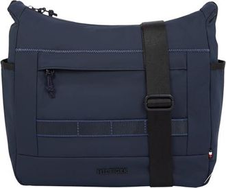 Tommy Hilfiger Sac &agrave; Bandouli&egrave;re Homme Colour Messenger Grand, Bleu (Space Blue), Taille Unique