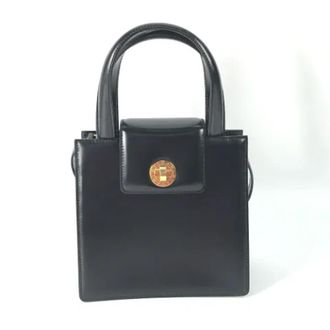 Bulgari Pre-owned Leder Handtaschen - - Pre-owned - Damen - Schwarzk - ONE SIZE