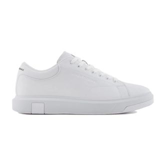 A|X Armani Exchange Leather Sneakers - - Shoes - Herren - Wei&szlig; - 41 EU