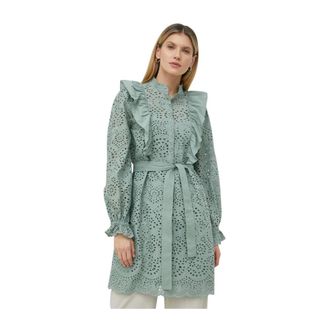 Bruuns Bazaar Sienna Kandra Kleid - - Dresses - Damen - Gr&uuml;n - L