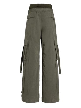 Dolce & Gabbana Waxed Faille Trousers - Green