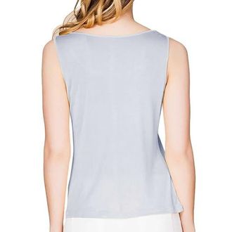 Generic D&eacute;bardeur de sport &agrave; encolure d&eacute;gag&eacute;e pour femme - Coupe ajust&eacute;e - Sans manches - Coupe ajust&eacute;e - Coupe ample - Coupe ample - Printemps, gris, XXL